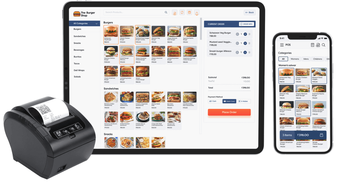 Benefits of using an OrderZ pos billing software - OrderZ