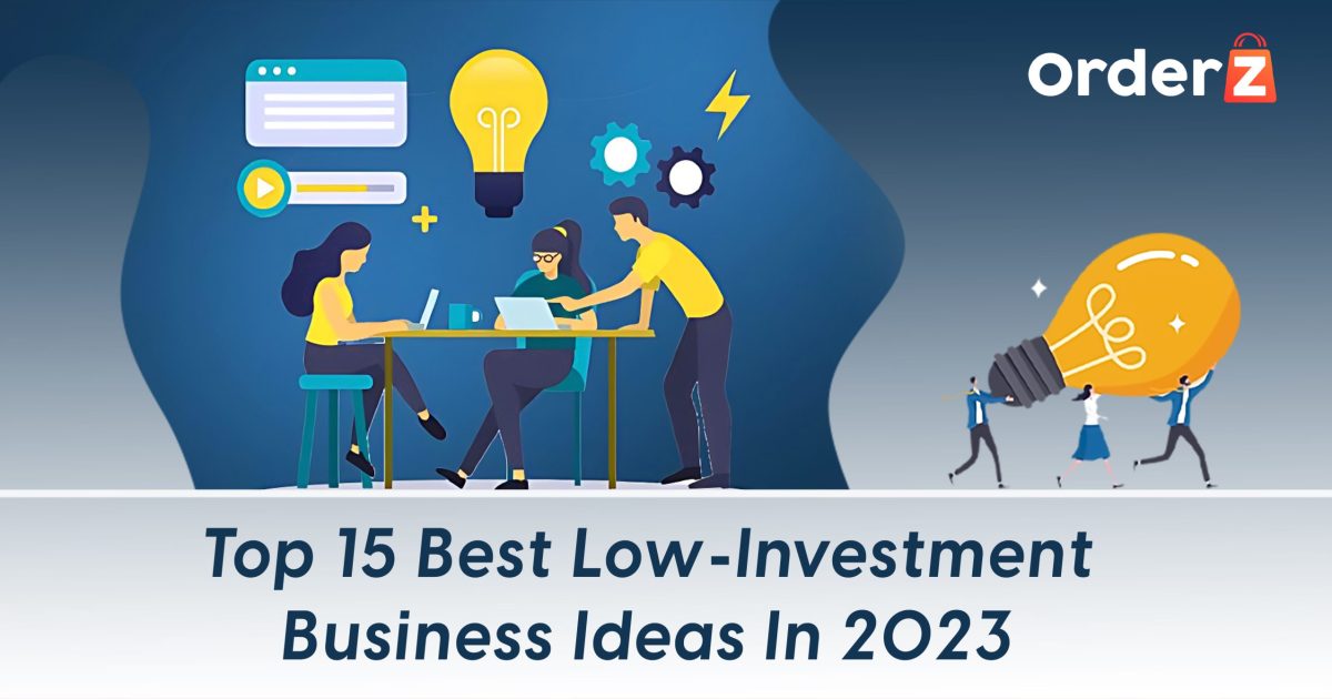 Top 15 Best Low-Investment Business Ideas in 2023 - OrderZ